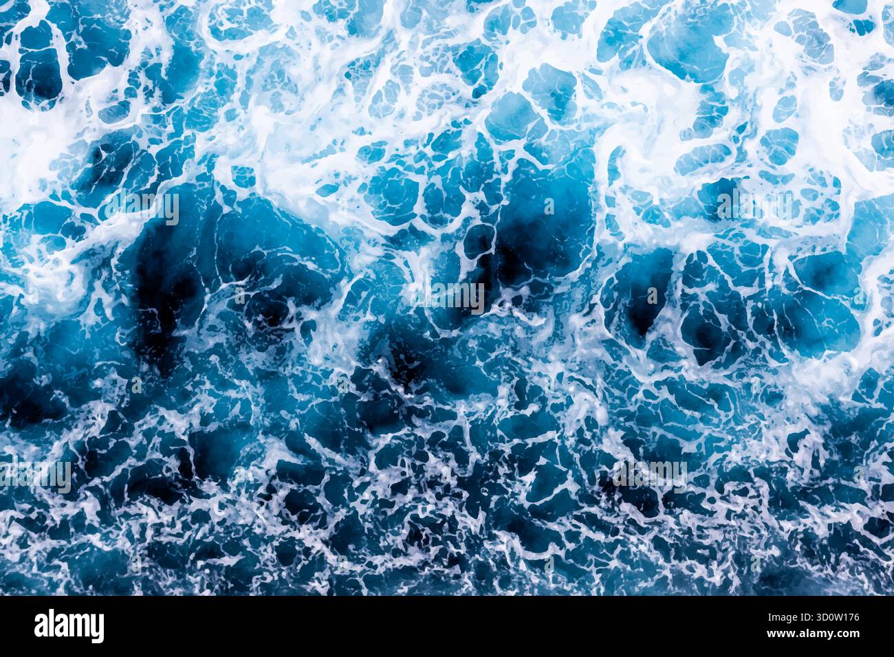 Water foam texture rough Stock Vector Images - Alamy