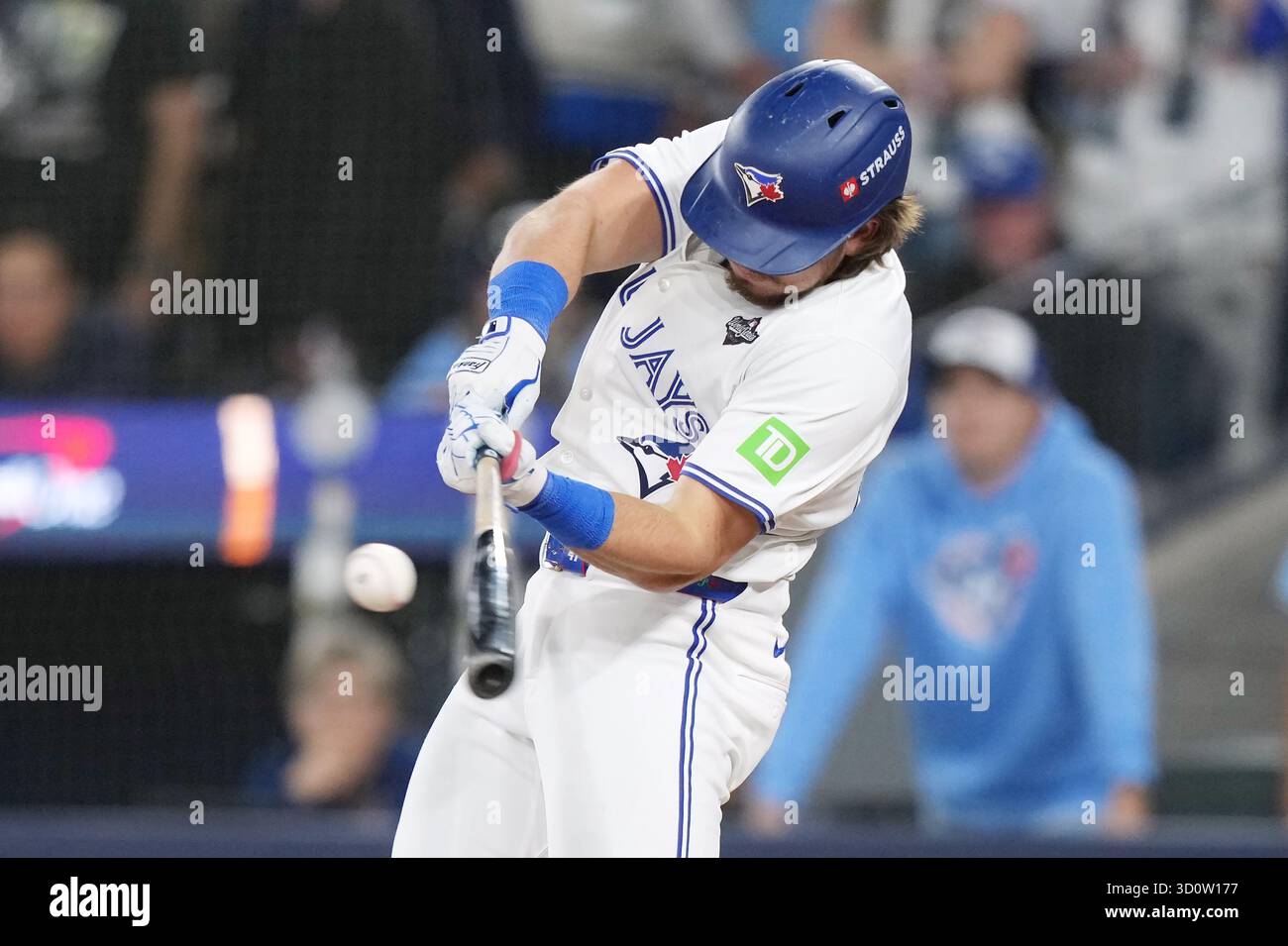 Toronto Blue Jays' Addison Barger hits a grand slam against the Los ...