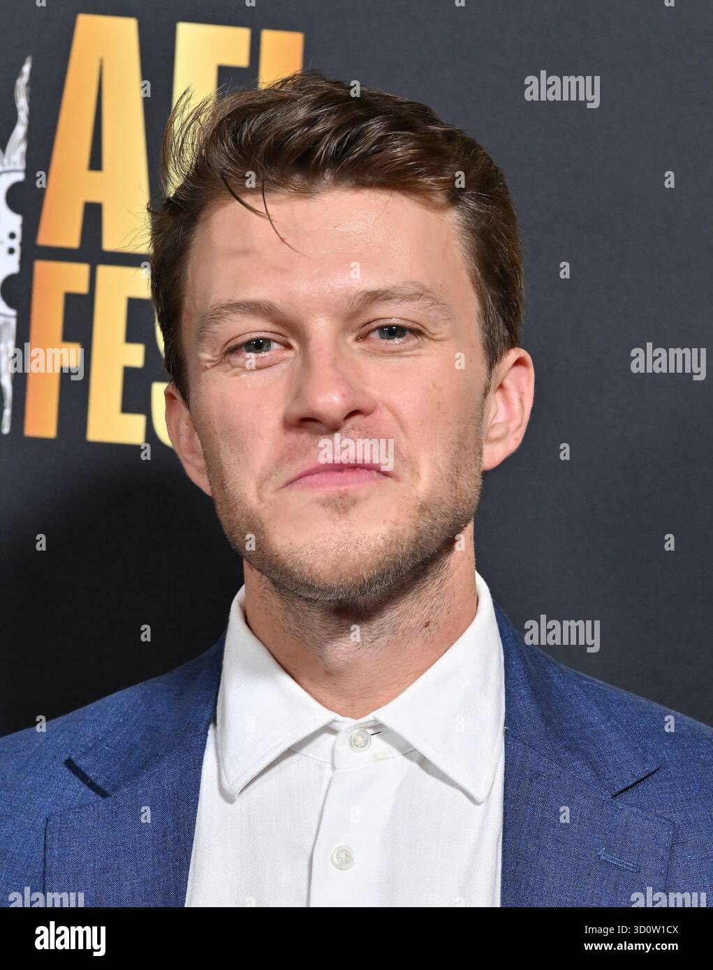 Brett Keating arriving to AFI Fest 2025 “Nuremberg” premiere screening ...