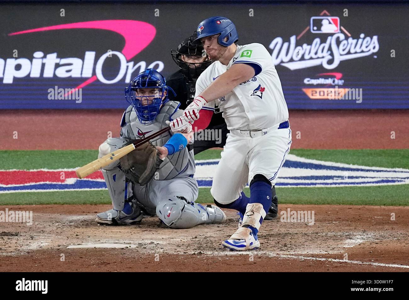 Toronto Blue Jays' Alejandro Kirk connects for a solo home run against ...