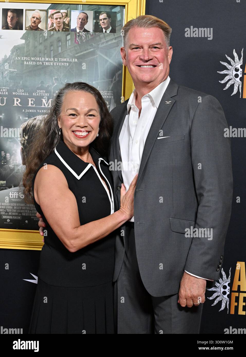 Col. Arnold V. Strong and Jessica Strong arriving to AFI Fest 2025 ...
