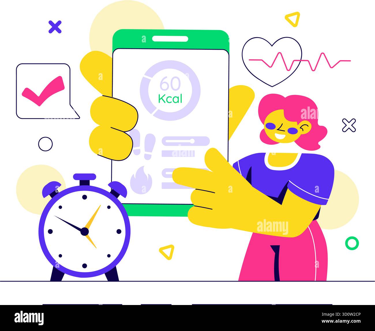 Mental health monitoring Stock Vector Images - Alamy