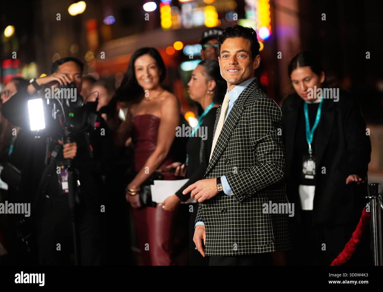 Rami Malek, a cast member in "Nuremberg," arrives at the AFI Fest ...