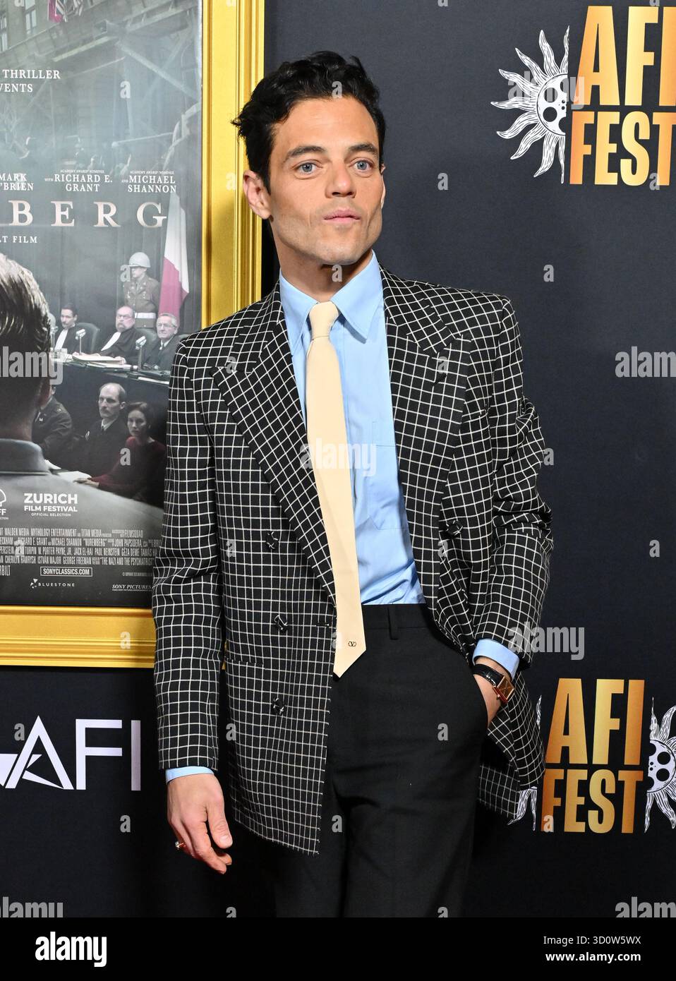 Rami Malek arriving to AFI Fest 2025 “Nuremberg” premiere screening ...