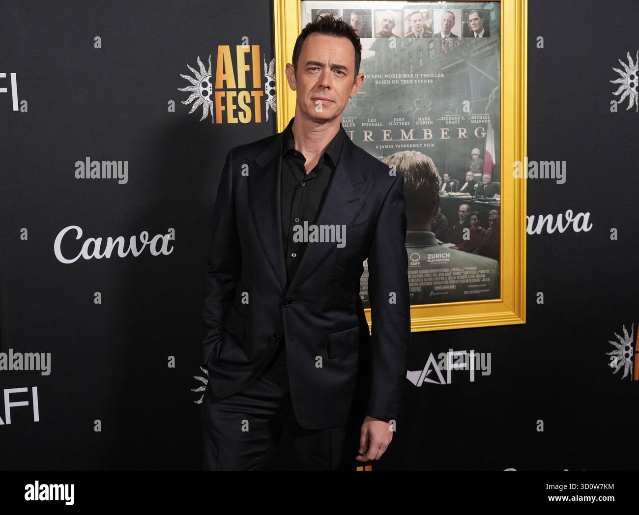 Colin Hanks poses at the AFI Fest premiere of the film "Nuremberg" on ...