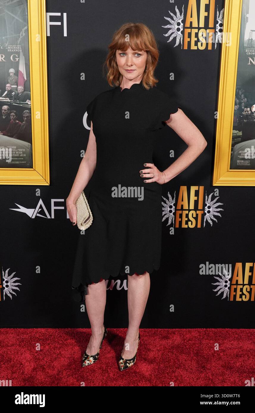 Wrenn Schmidt arrives at the AFI Fest premiere of the film "Nuremberg ...