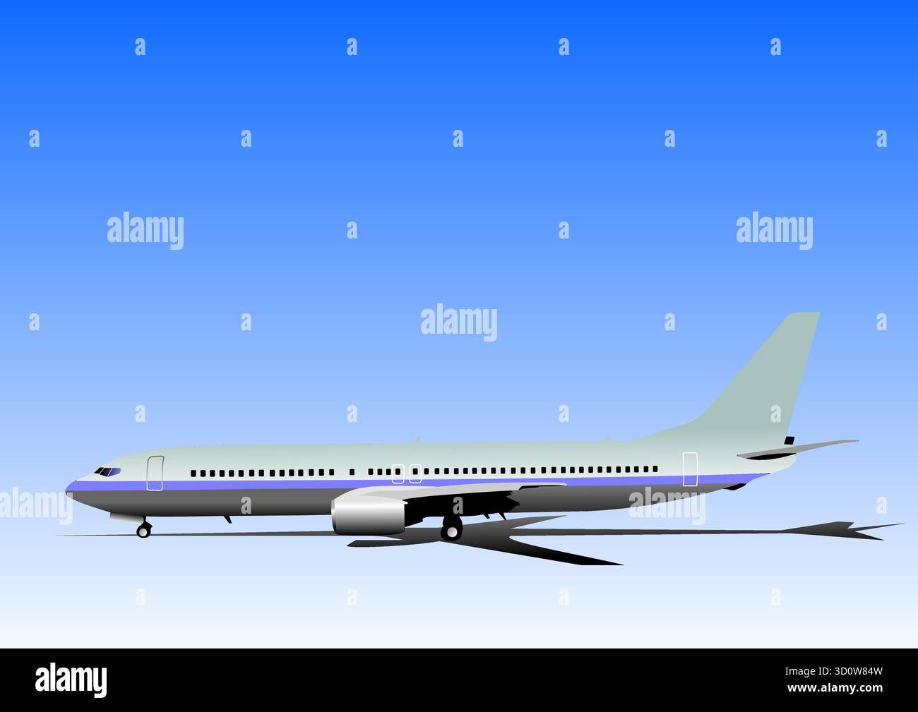 Sunny runway Stock Vector Images - Alamy