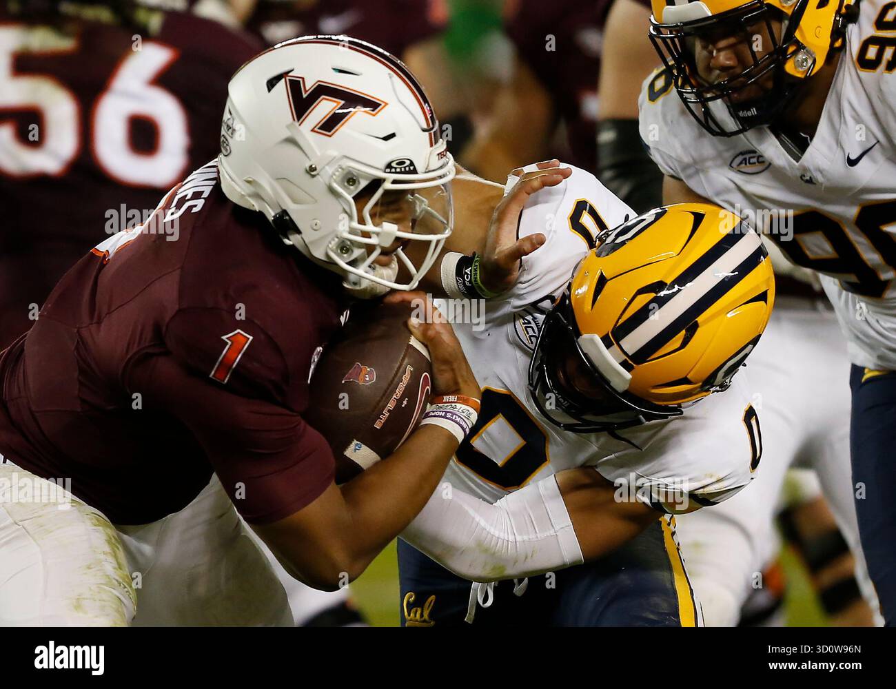 BLACKSBURG, VA - OCTOBER 24: California Golden Bears defensive lineman ...