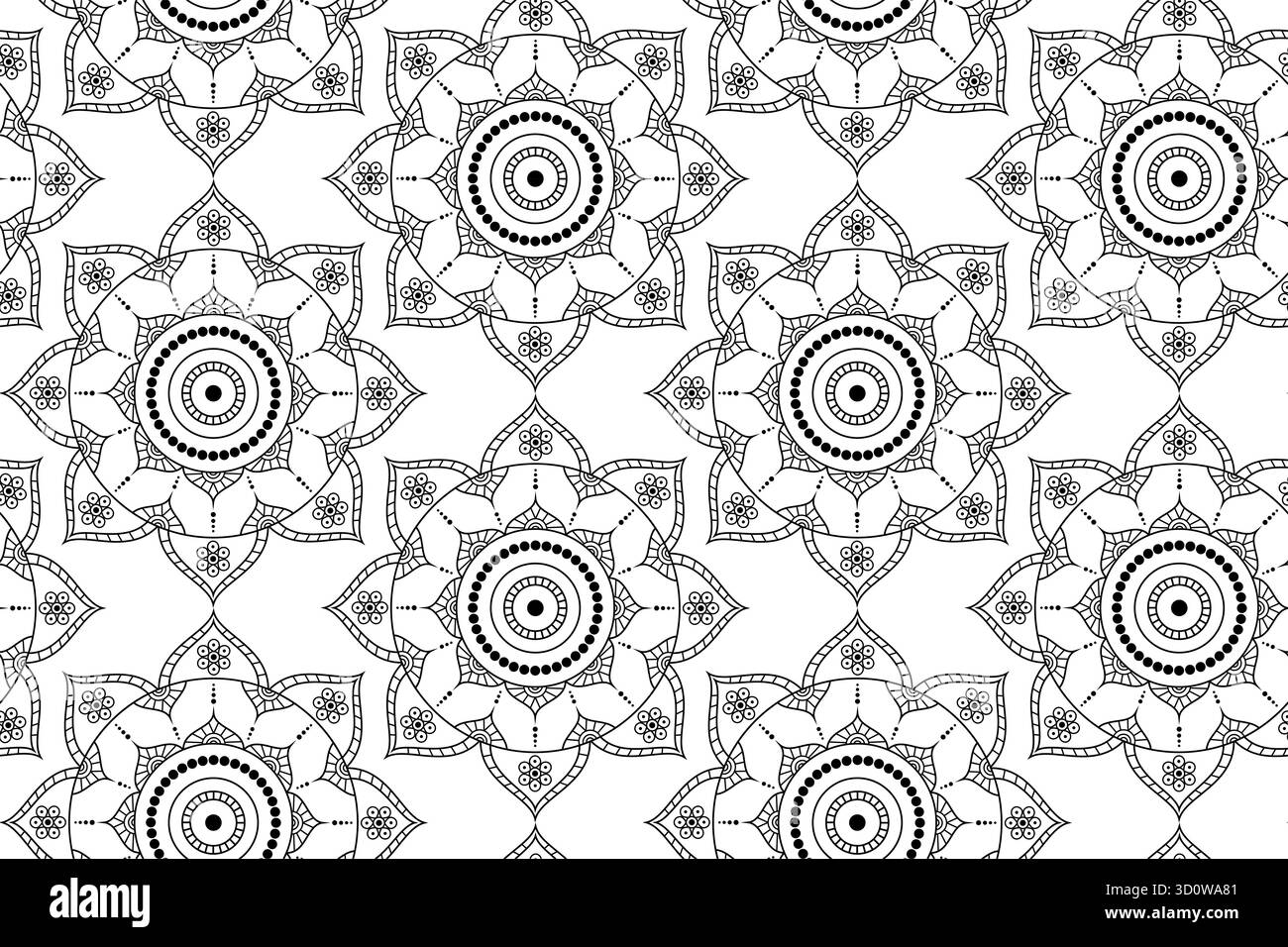 Ornamental endless texture Cut Out Stock Images & Pictures - Alamy