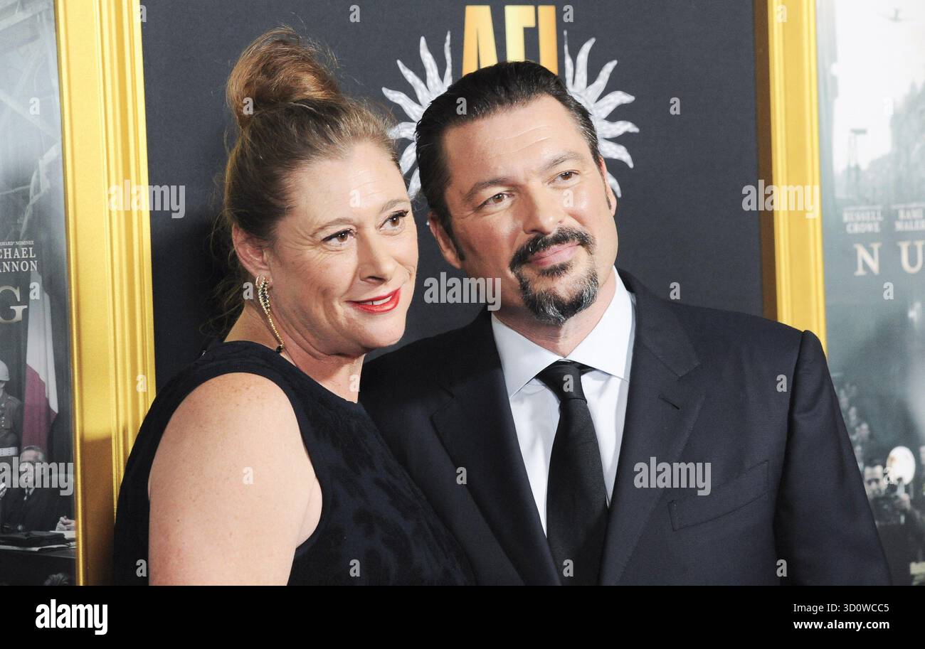 Amber Freeman, James Vanderbilt at arrivals for NUREMBERG Premiere at ...