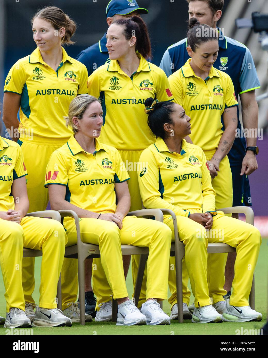 Holkar Cricket Stadium, Indore October 25th 2025: Darcie Brown, Megan ...