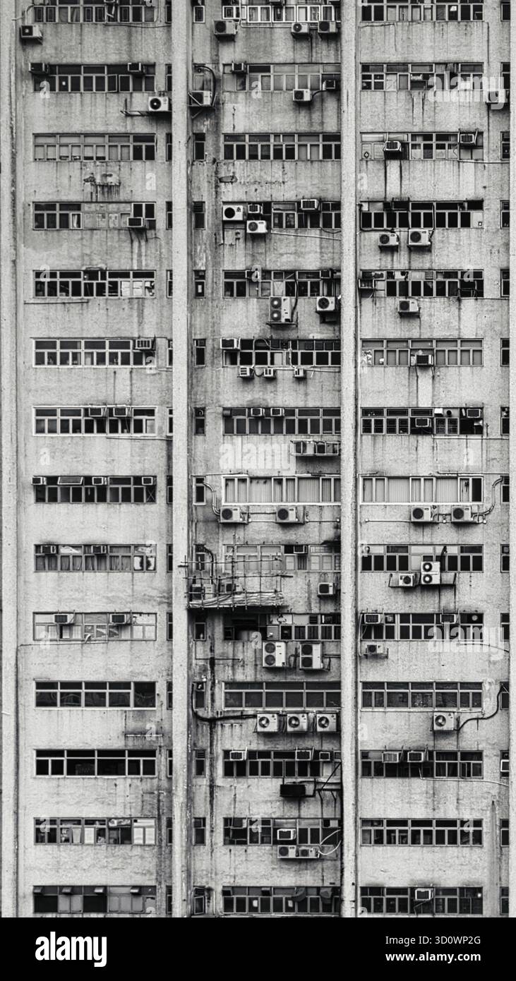 Public Housing Blocks, Aberdeen, Hong Kong Stock Photo - Alamy