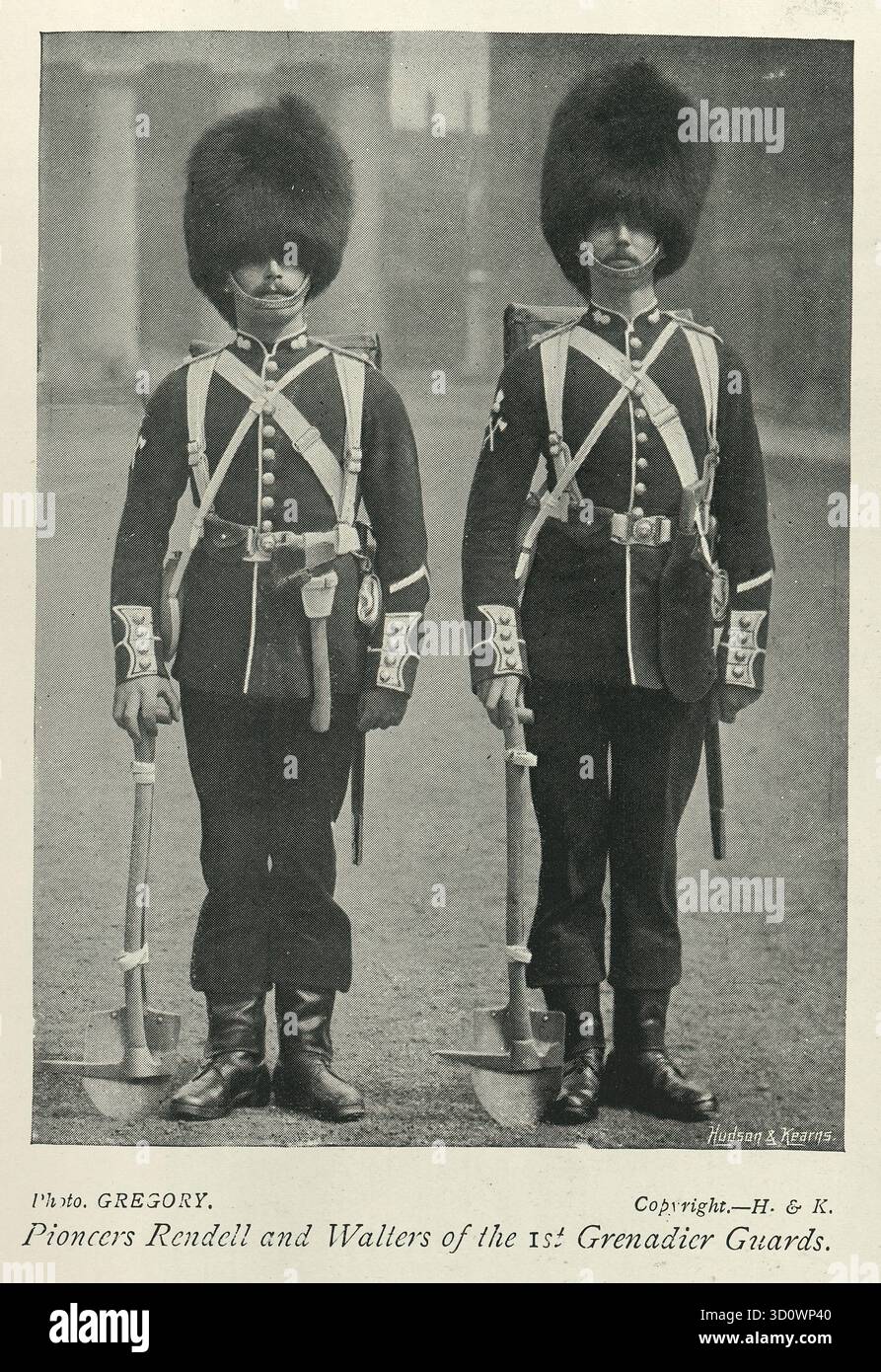 Military history, British army, Pioneers of the 1st Grenadier Guards ...