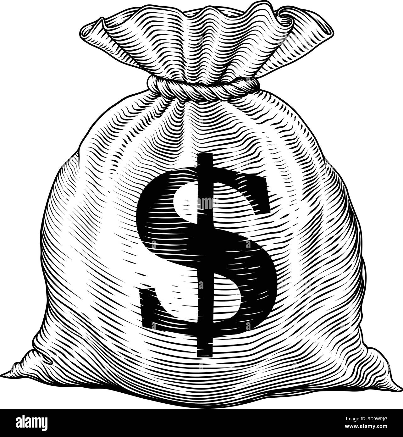 Vintage engraved illustration cash Stock Vector Images - Alamy