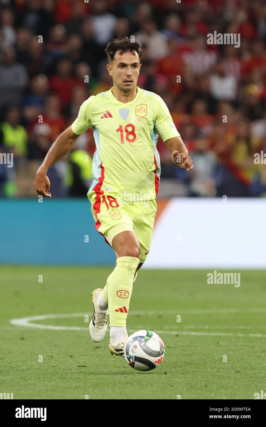 MUNICH, GERMANY - JUNE 8: Martin Zubimendi of Spain during the UEFA ...