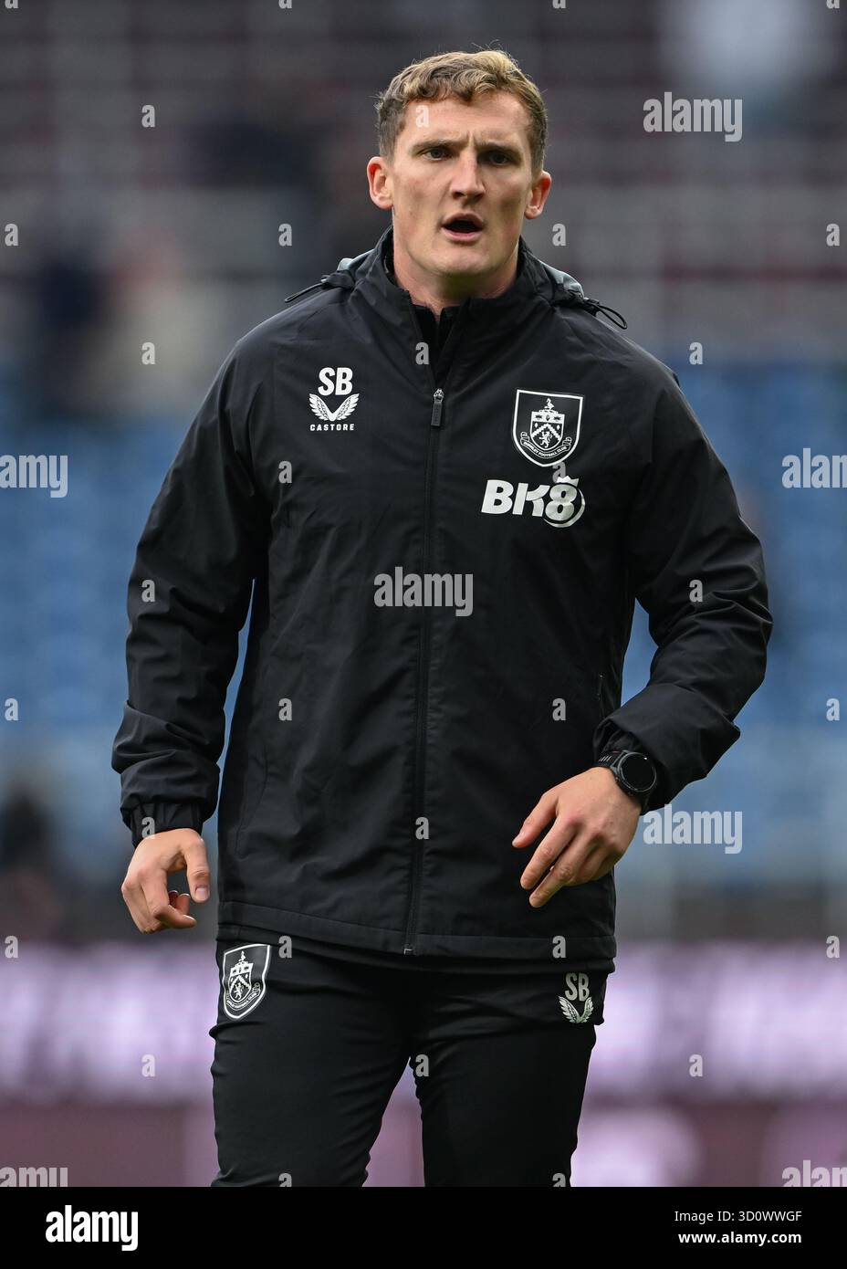 Burnley Fitness coach Sam Boydell ahead of the Premier League match at ...