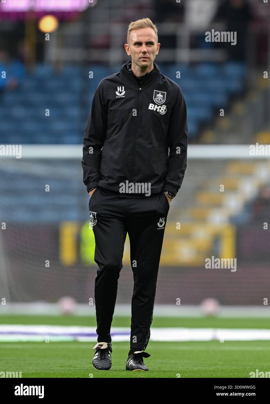 Burnley assistant coach Henrik Jensen ahead of the Premier League match ...