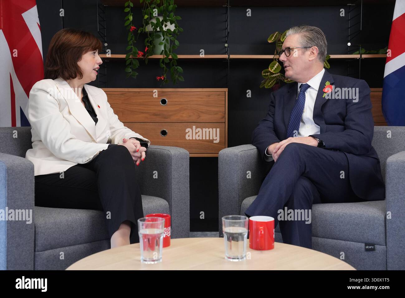Prime Minister Sir Keir Starmer with Labour's new deputy leader Lucy ...