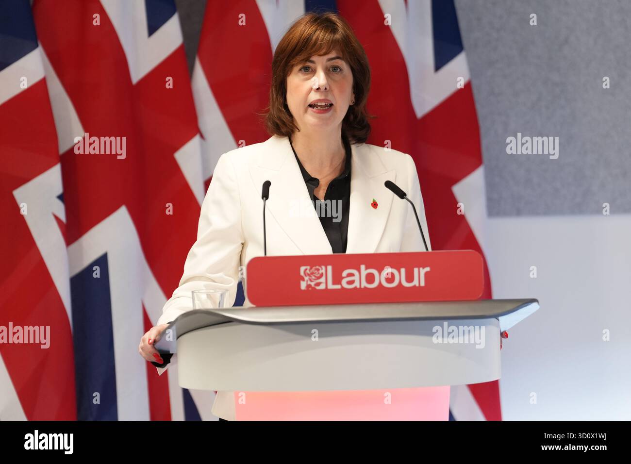 Lucy Powell speaking after being announced as the new Deputy Leader of ...