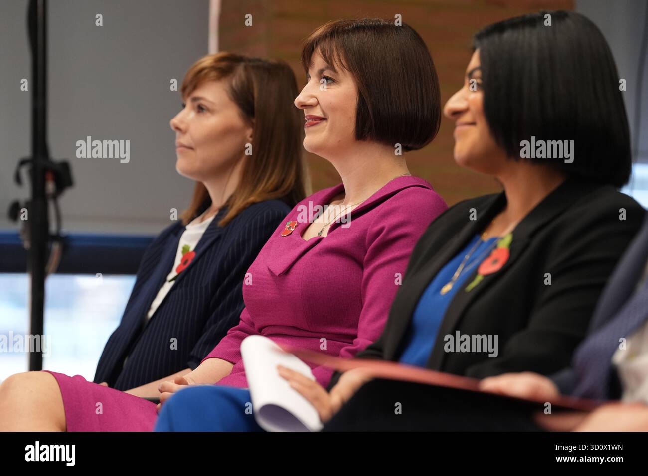 Bridget Phillipson (second left) and Home Secretary Shabana Mahmood ...