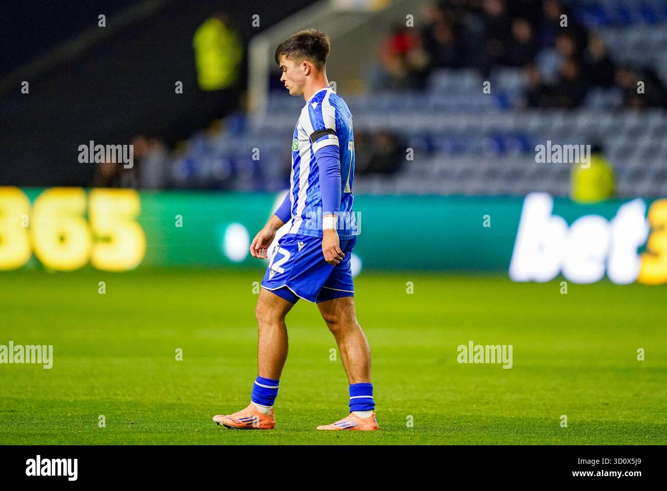 Sheffield Wednesday defender Harry Amass (12) dejected during the ...