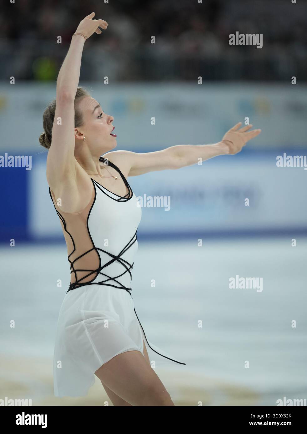 Anastasiia GUBANOVA of Georgia performs during the Women's Free Skating ...