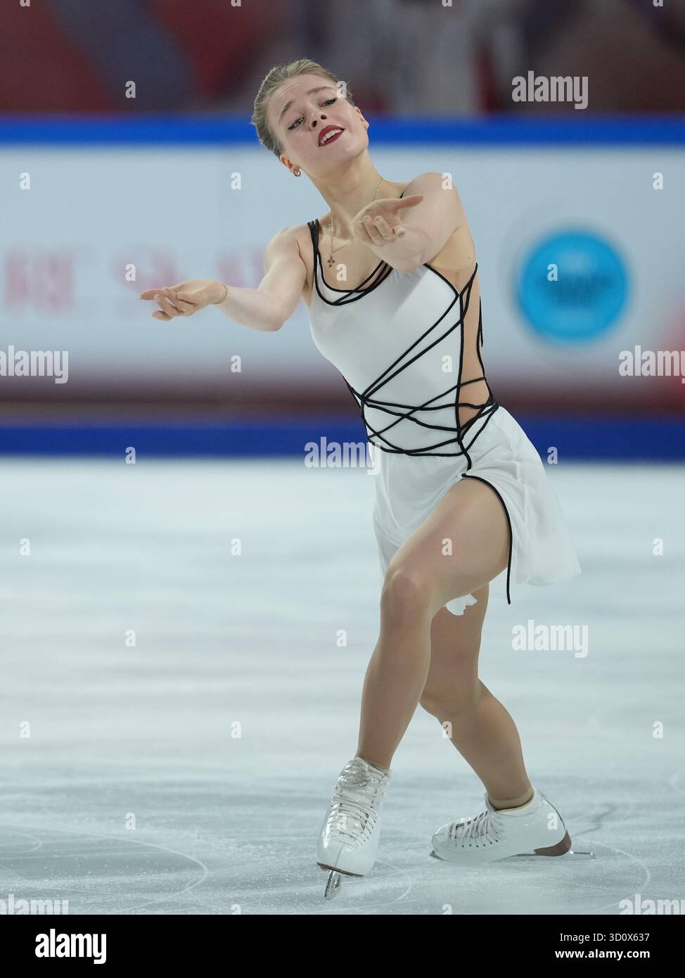 Anastasiia GUBANOVA of Georgia performs during the Women's Free Skating ...