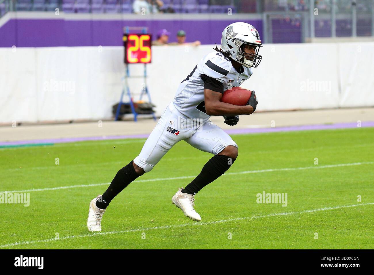 VIENNA, AUSTRIA - JUNE 07: Dijion Walls ELF Raiders Tirol have the ball ...