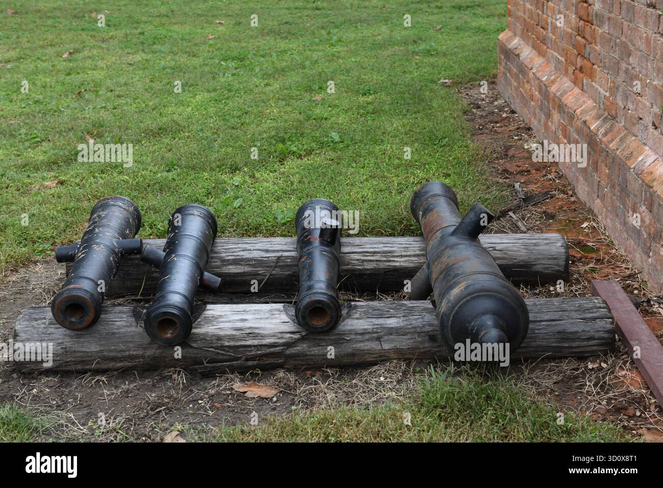 Cannon tubes at the Powder Magazine Stock Photo - Alamy