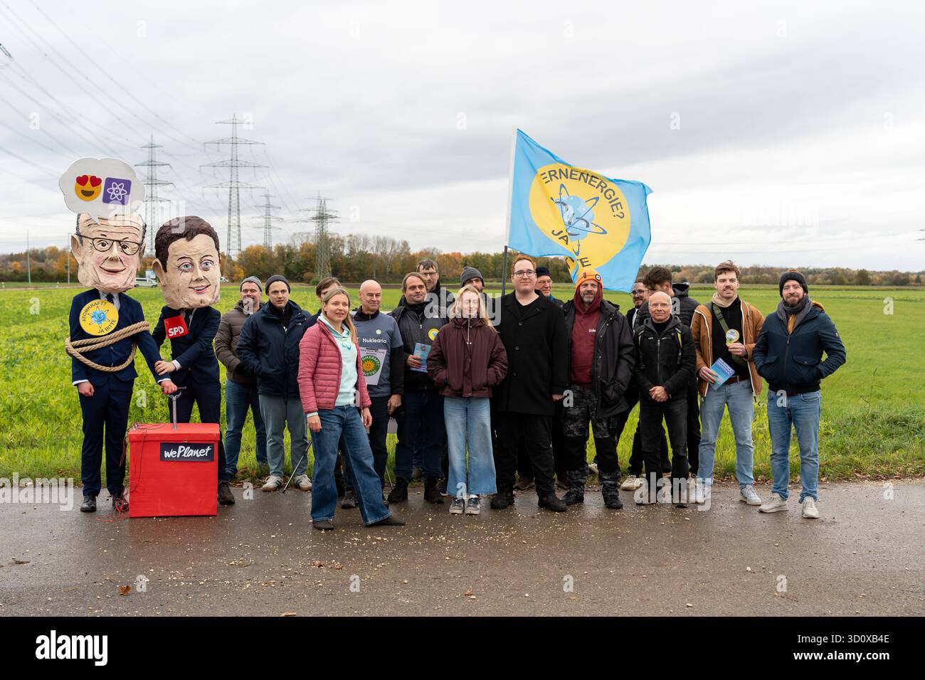 Gundremmingen, Bavaria, Germany - October 25, 2025: The nuclear power ...