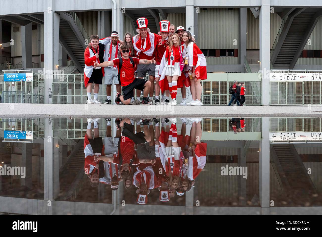 VIENNA, AUSTRIA - JUNE 7: Fans of Austria during the FIFA World Cup ...