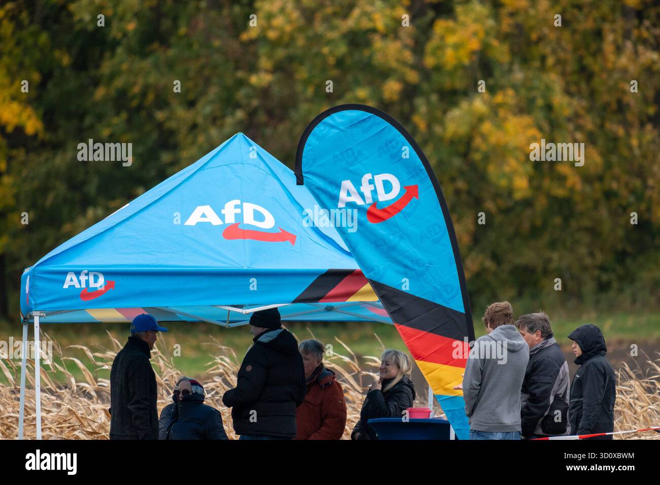 Gundremmingen, Bavaria, Germany - October 25, 2025: The nuclear power ...