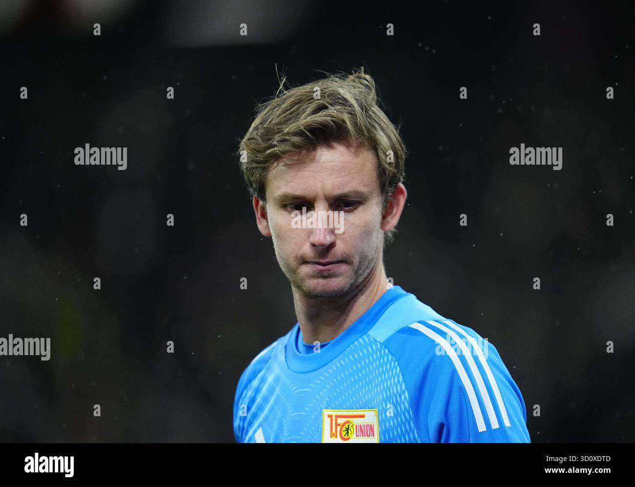 October 24 2025: Frederik Ronnow of 1.FC Union Berlin looks on during a 1. Bundesliga game ...