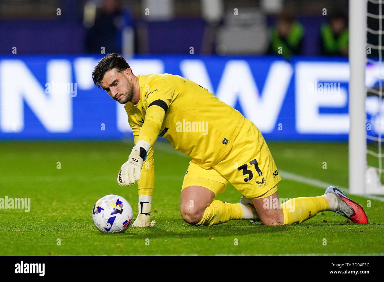 Middlesbrough goalkeeper Sol Brynn (31) during the Sheffield Wednesday ...