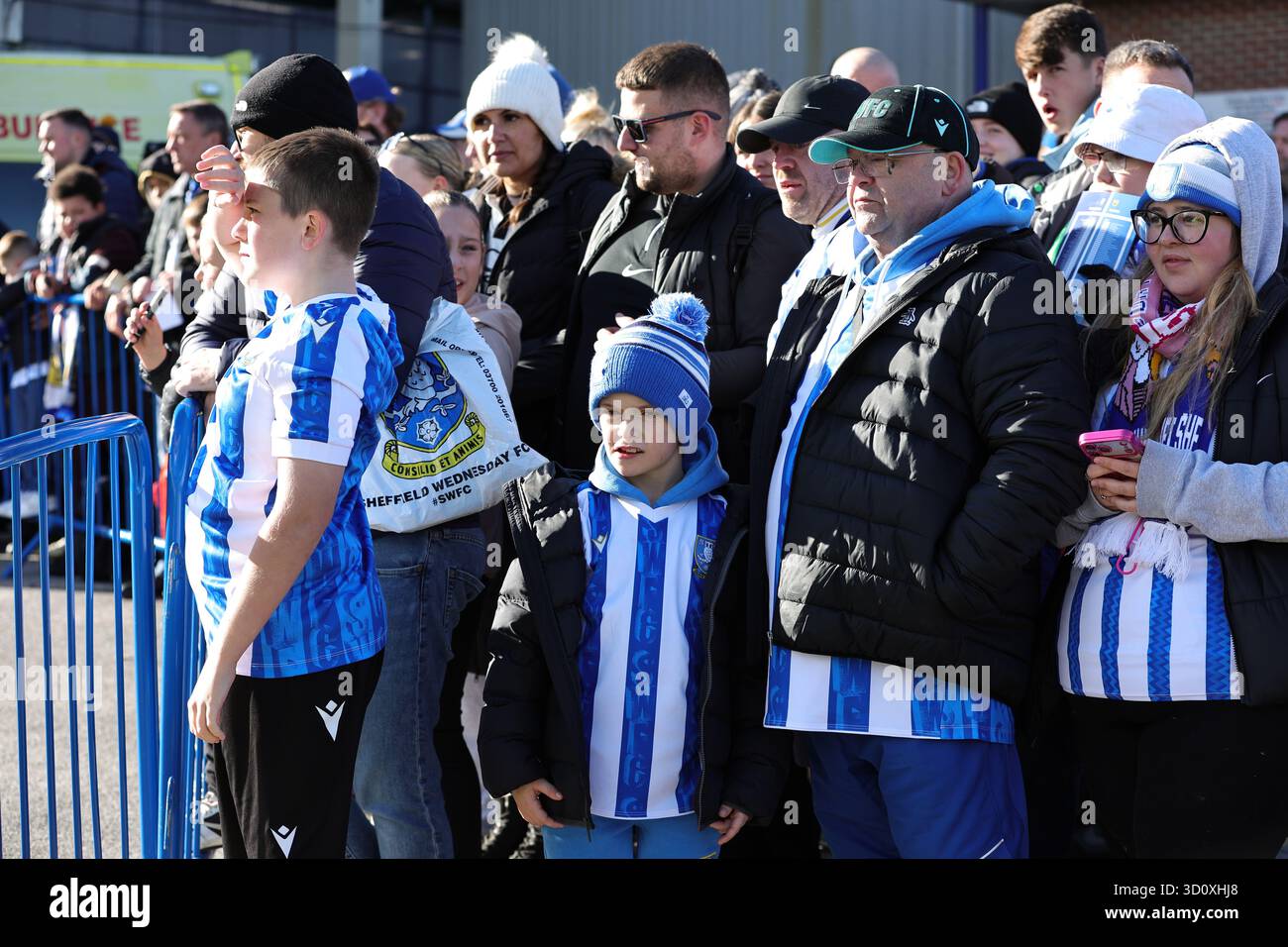 Sheffield Wednesday fans outside the stadium before the Sky Bet ...