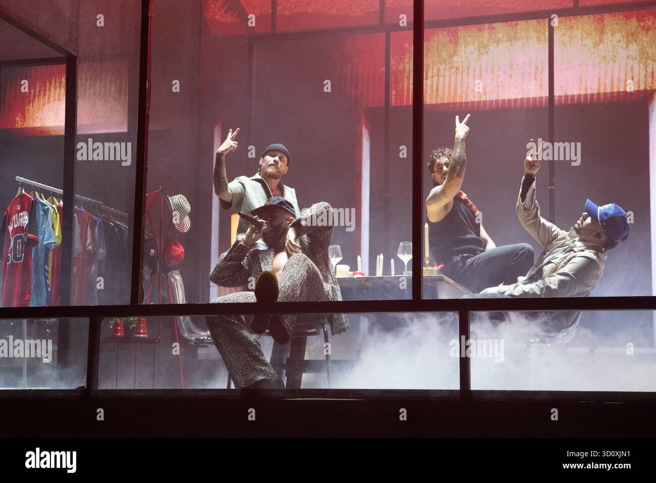 Colombian superstar Manuel Turizo performs on stage, kicking off the ...