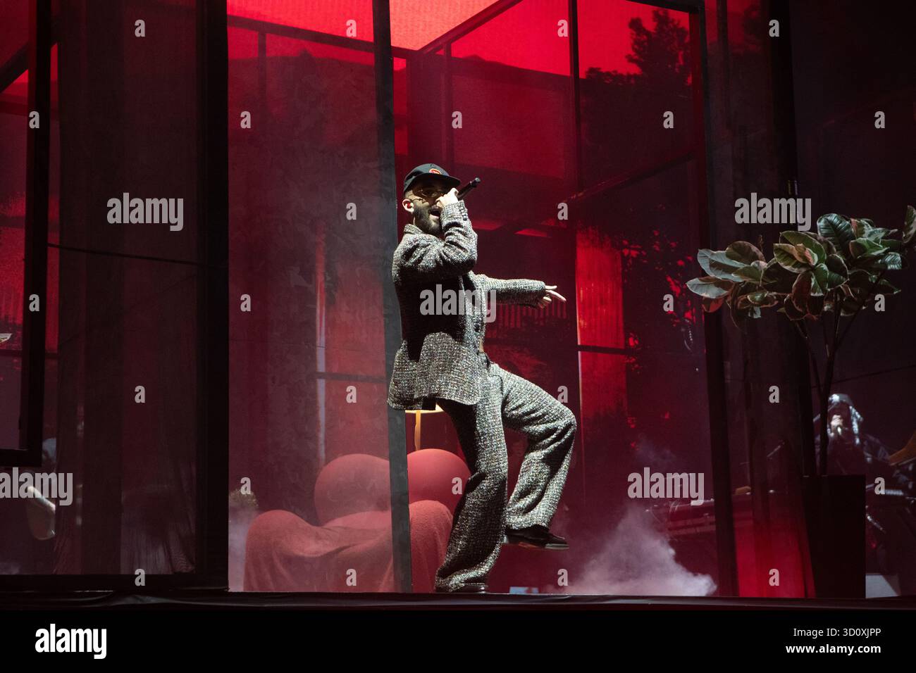 Colombian superstar Manuel Turizo performs on stage, kicking off the ...