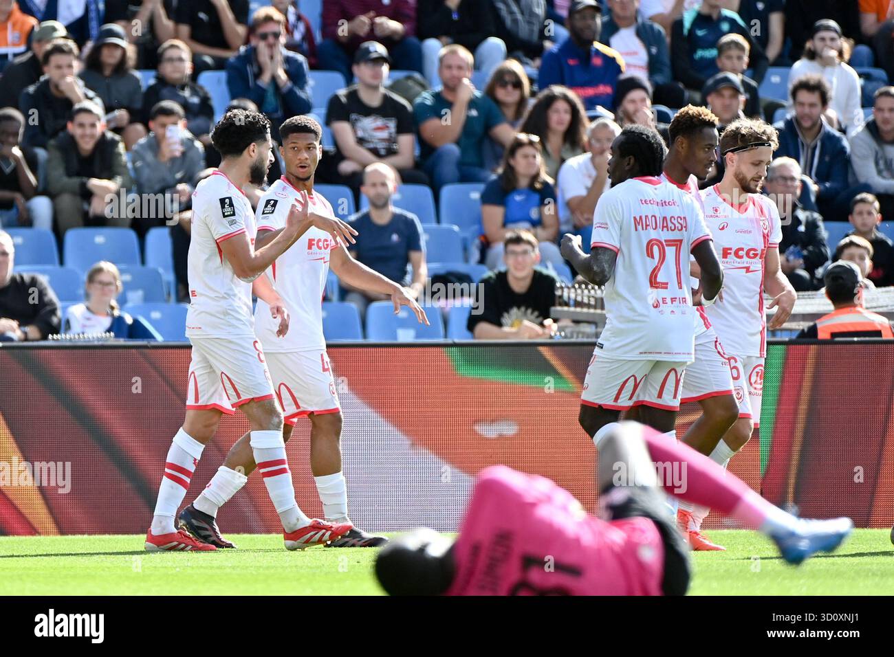 04 Nehemiah FERNANDEZ VELIZ (asnl) during the Ligue 2 BKT match between ...