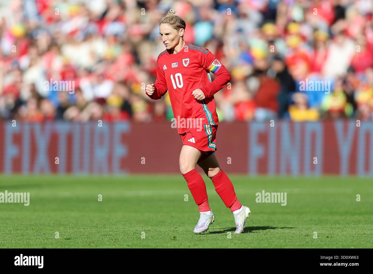 Wales' Jess Fishlock during the international friendly match at the ...