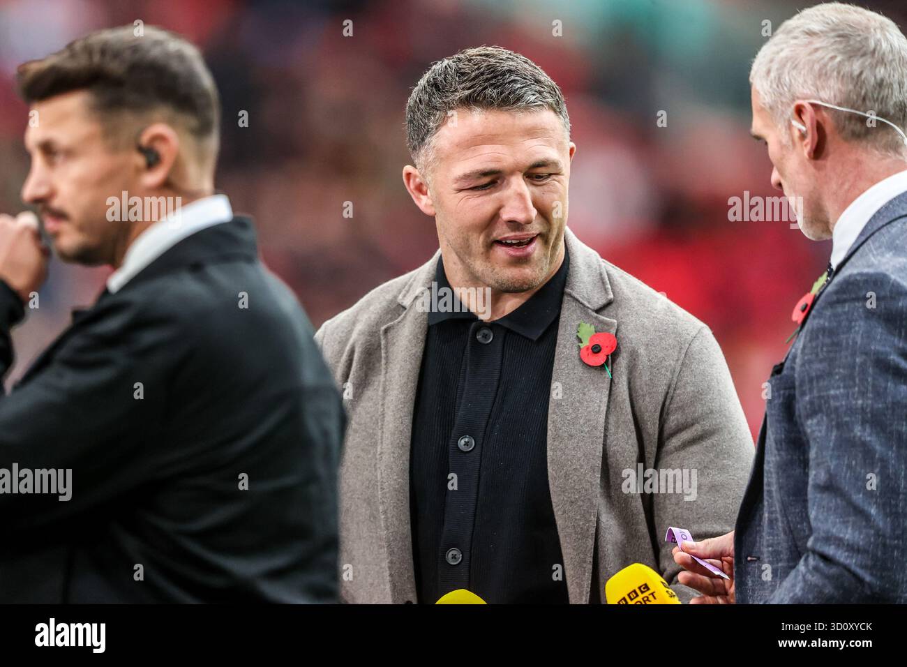 Sam Burgess, Warrington Wolves manager in attendance during the The ...