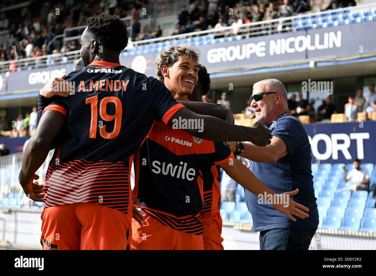 10 Khalil FAYAD (mhsc) during the Ligue 2 BKT match between Montpellier ...