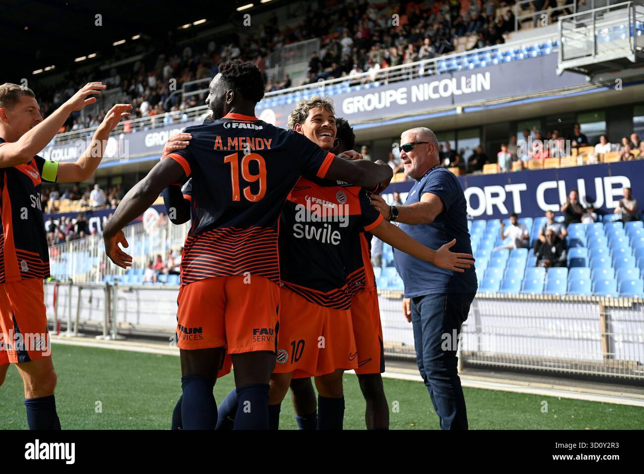 10 Khalil FAYAD (mhsc) during the Ligue 2 BKT match between Montpellier ...
