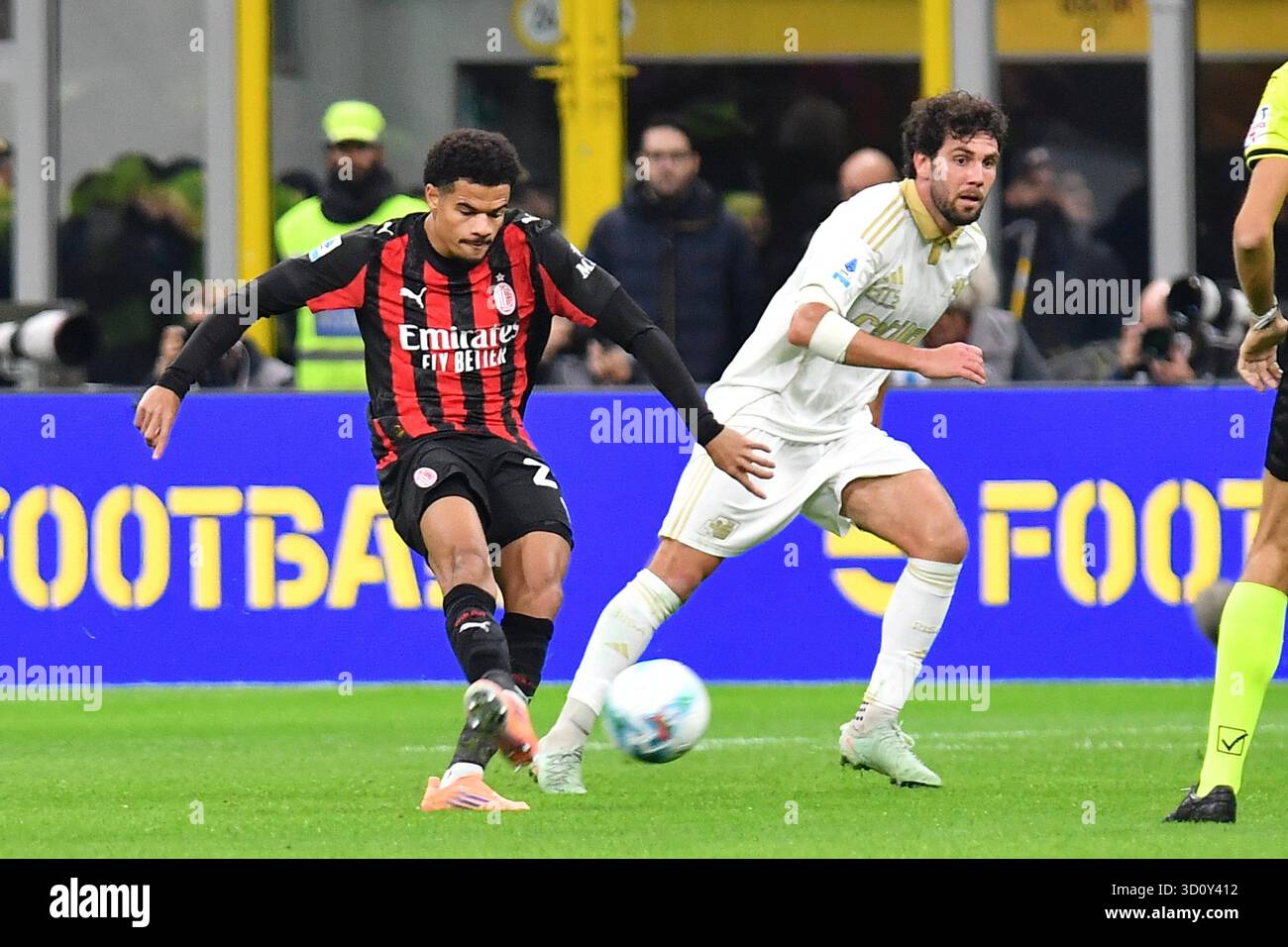 Zachary Christopher Athekame (Milan) during AC Milan vs Pisa SC ...