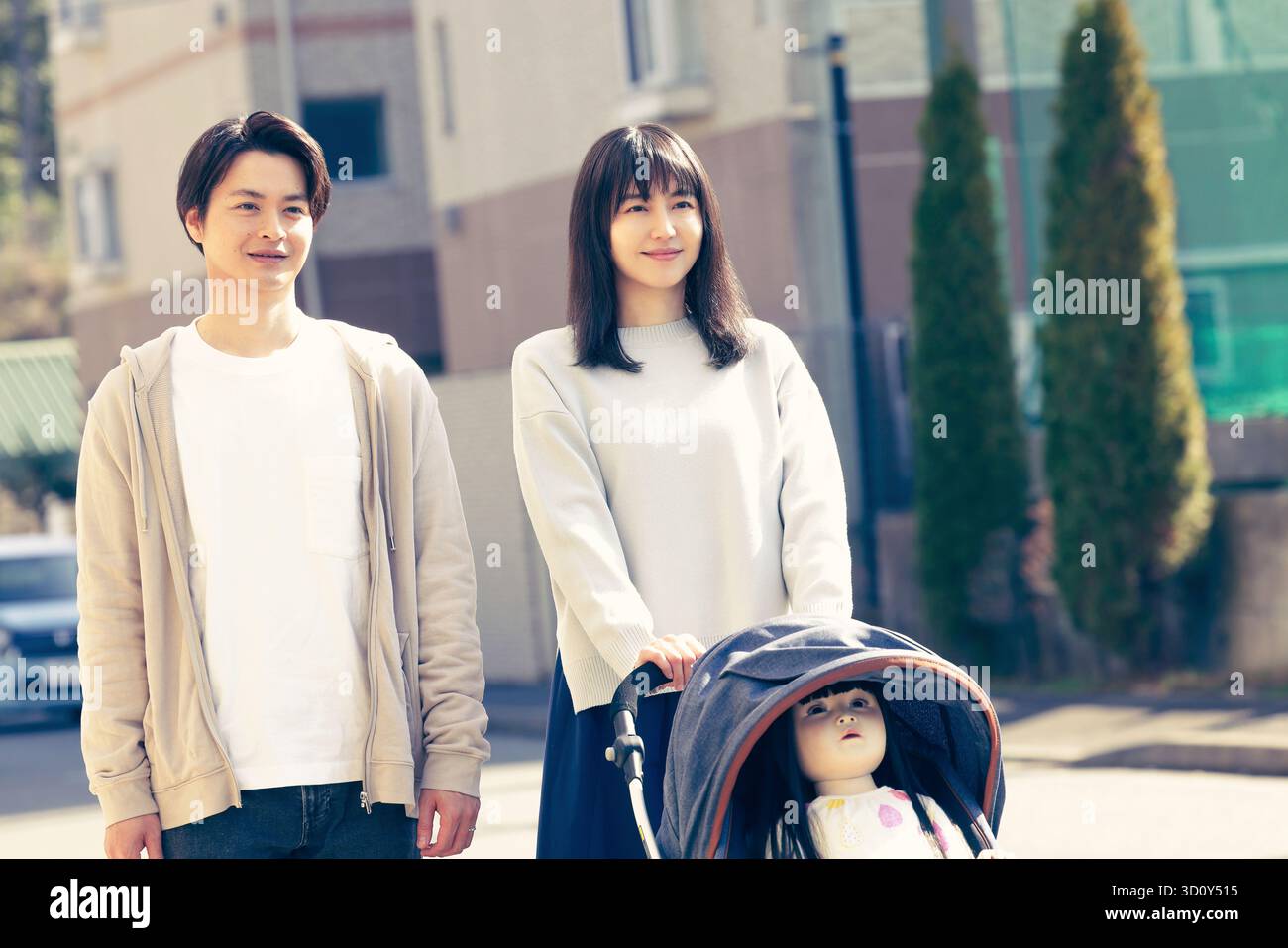 MASAMI NAGASAWA and KOJI SETO in DOLLHOUSE (2025), directed by SHINOBU YAGUCHI. Credit: Toho ...