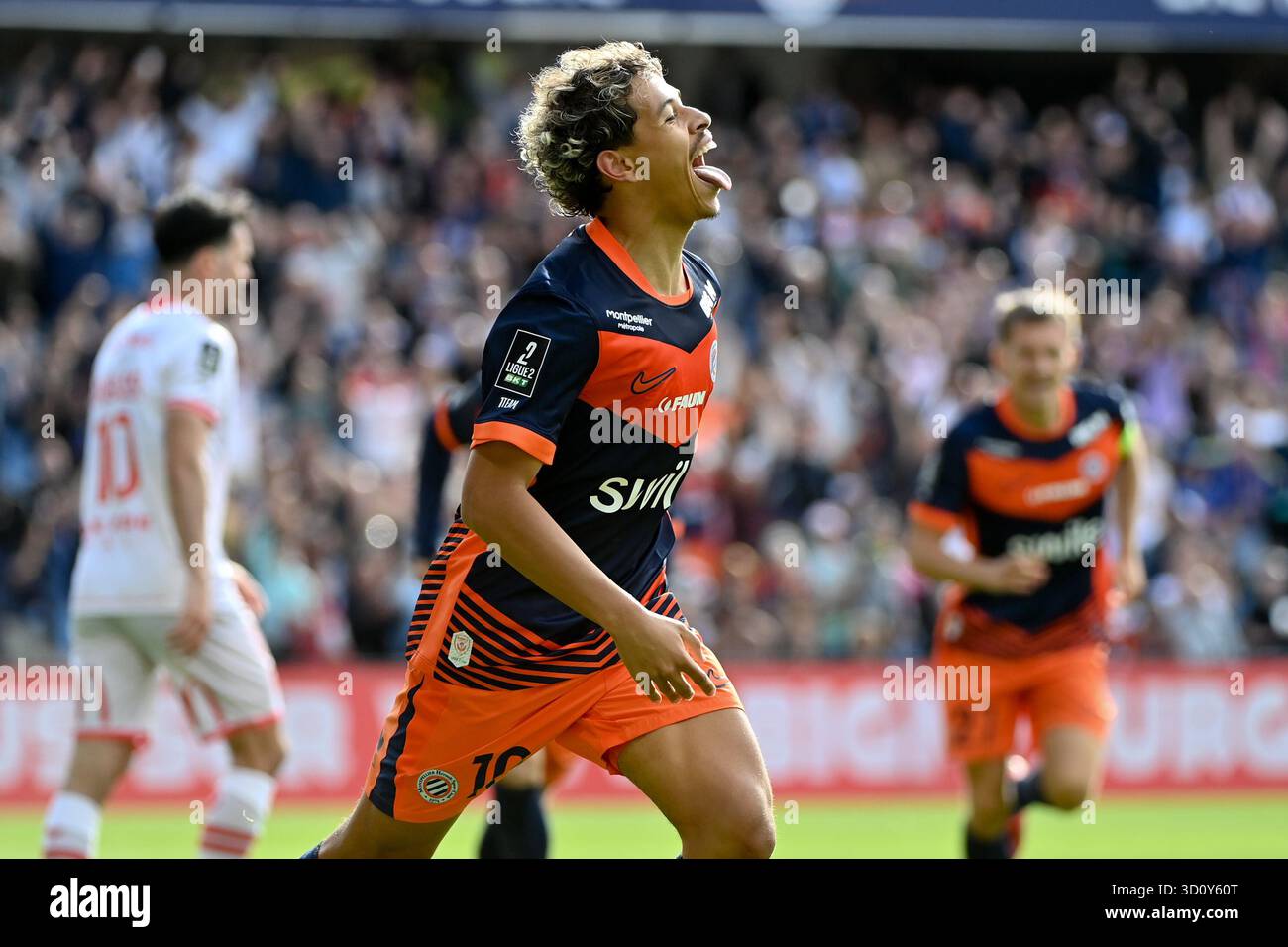 10 Khalil FAYAD (mhsc) during the Ligue 2 BKT match between Montpellier ...