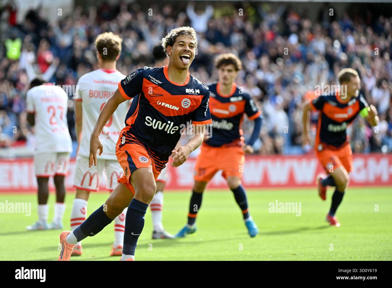 10 Khalil FAYAD (mhsc) during the Ligue 2 BKT match between Montpellier ...