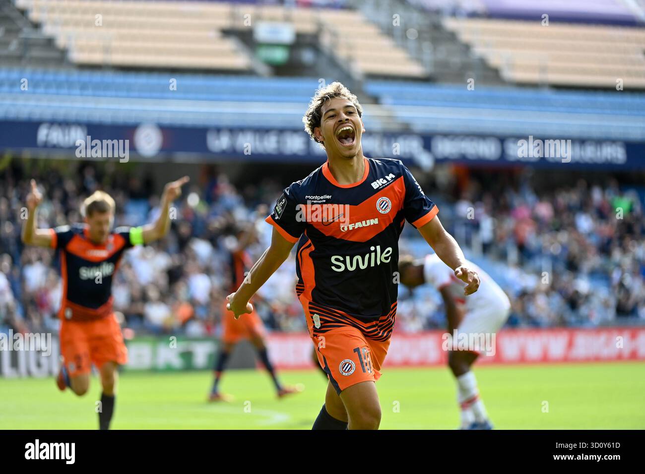 10 Khalil FAYAD (mhsc) during the Ligue 2 BKT match between Montpellier ...