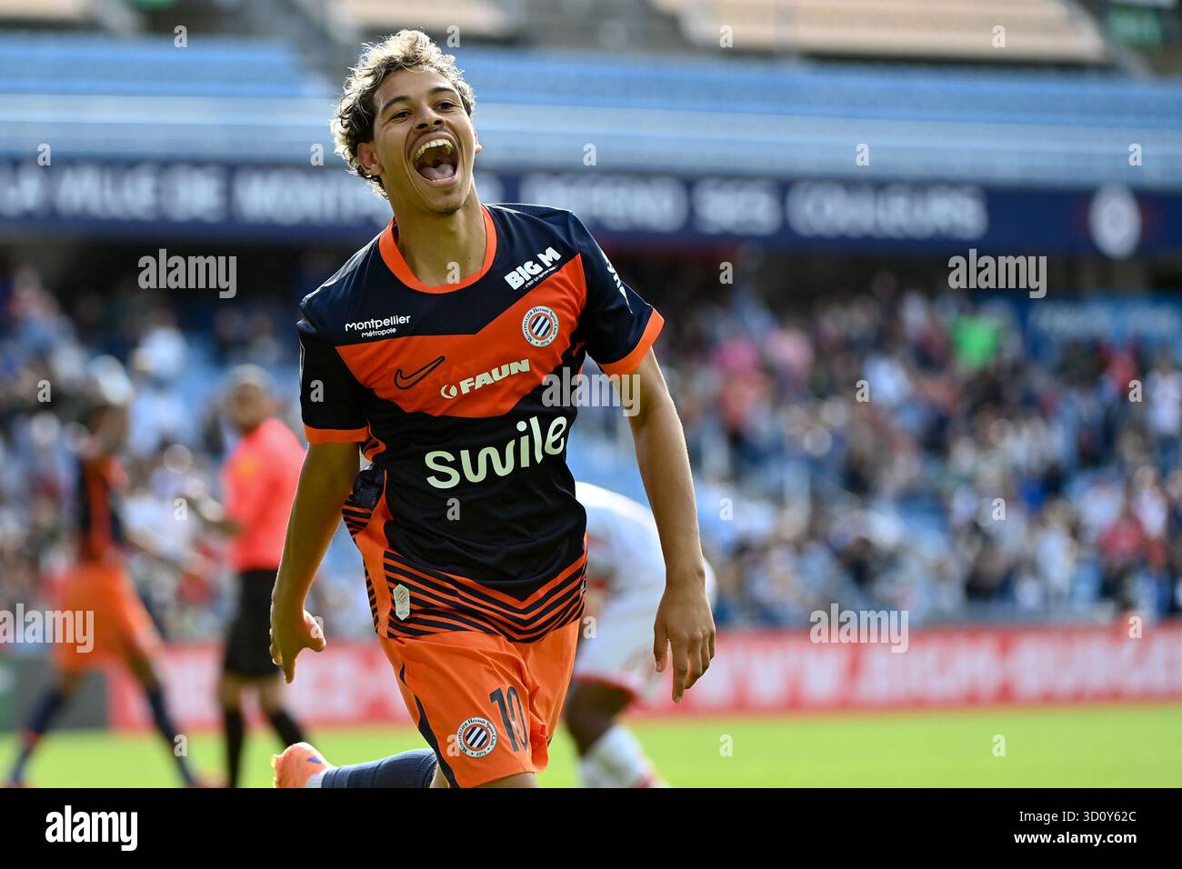 10 Khalil FAYAD (mhsc) during the Ligue 2 BKT match between Montpellier ...
