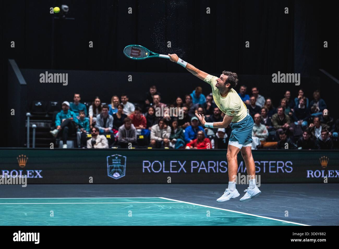 Quentin Halys (FRA) during the Rolex Paris Masters 2025, ATP Masters ...