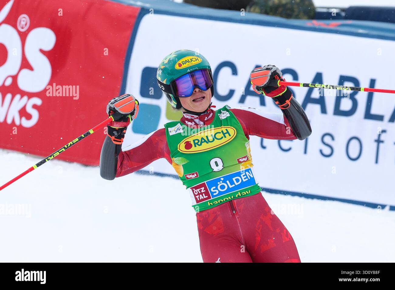 FIS Ski World Cup Opening 2025-2026 Women's Giant Slalom - Solden (AUT) First place:Julia Scheib ...